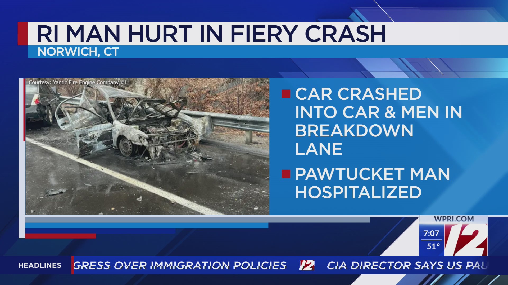 Pawtucket man suffers serious injuries in Connecticut crash – WPRI.com
