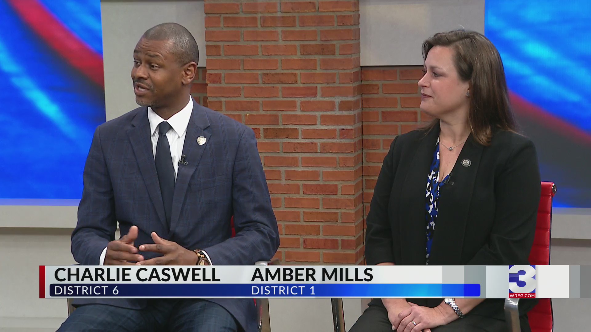 Interview with Commissioners Charlie Caswell and Amber Mills – WREG.com