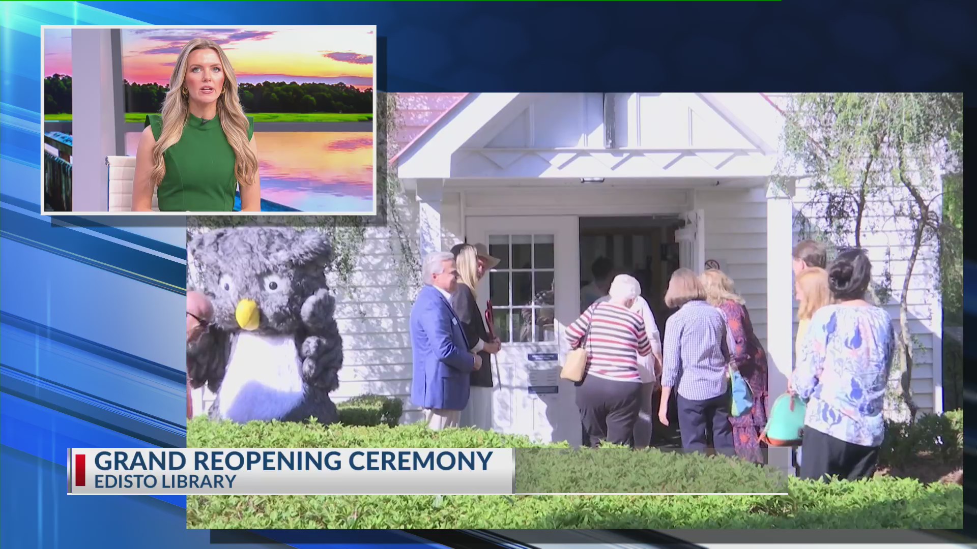 Grand Reopening Ceremony Edisto Library – WCBD News 2