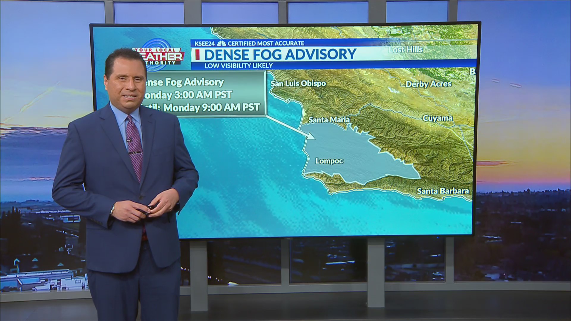 Monday Coast Forecast – CBS47 and KSEE24 | News from YourCentralValley.com