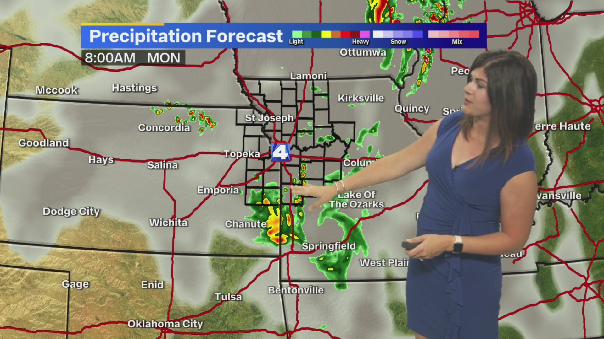 Monday morning forecast – FOX 4 Kansas City WDAF-TV | News, Weather, Sports