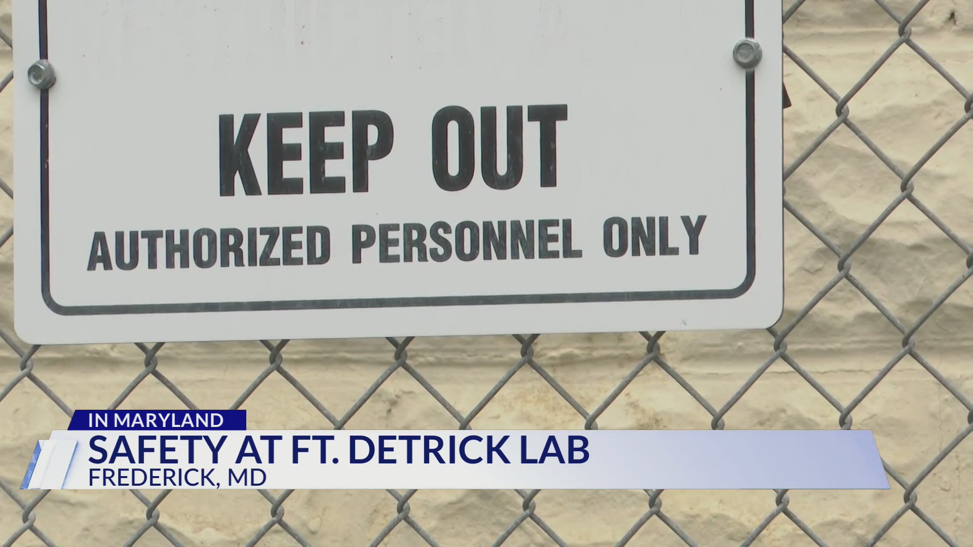 Biohazard incident shuts down Ft. Detrick research lab – DC News Now ...