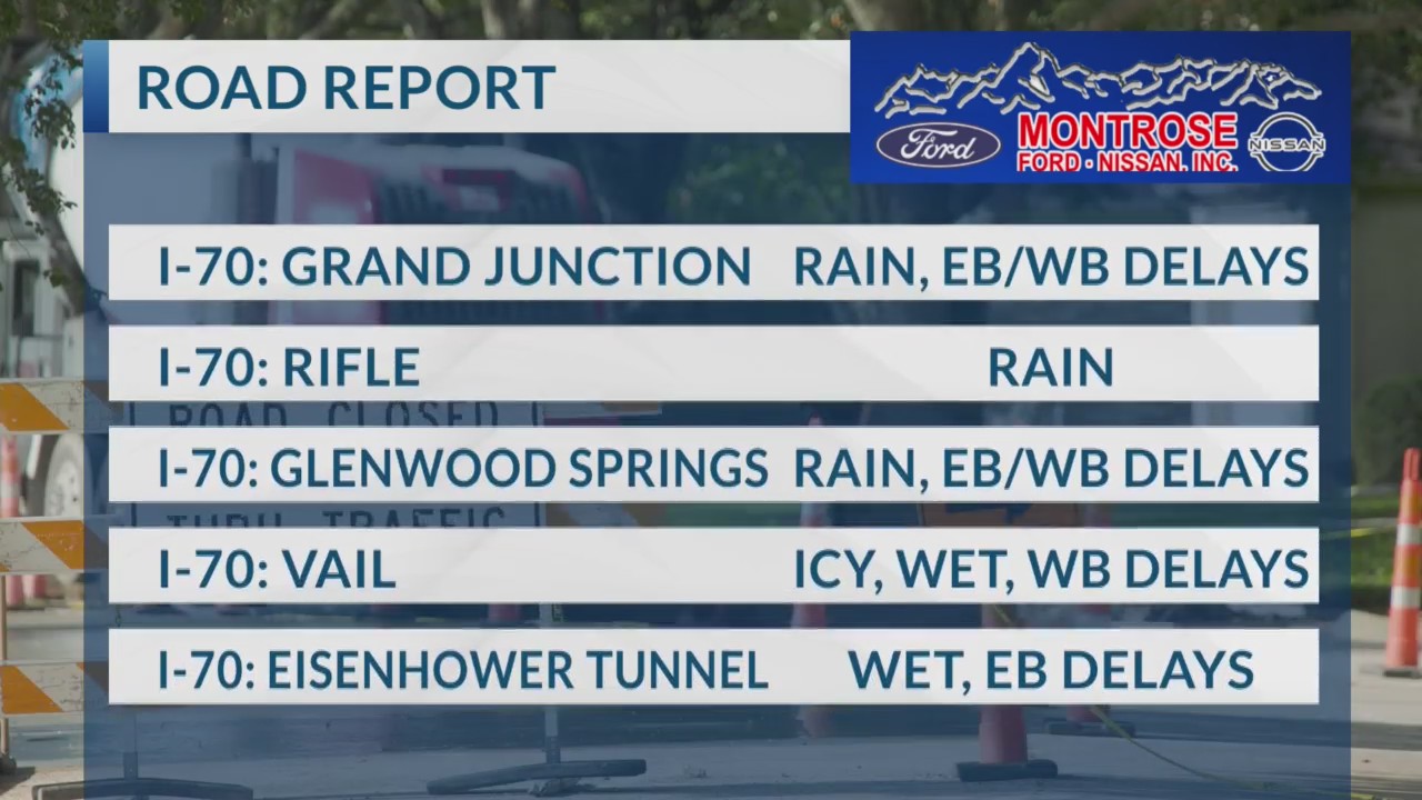 October 24, 2025 morning road report – WesternSlopeNow.com