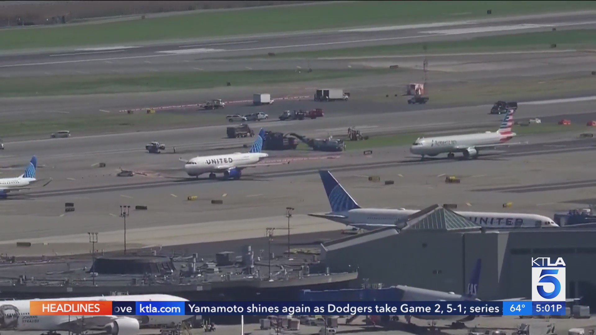 Staffing shortage forces temporary ground stop – KTLA