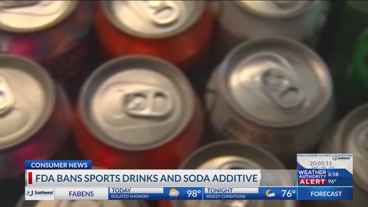 FDA bans soda additive over health concerns – KTSM 9 News