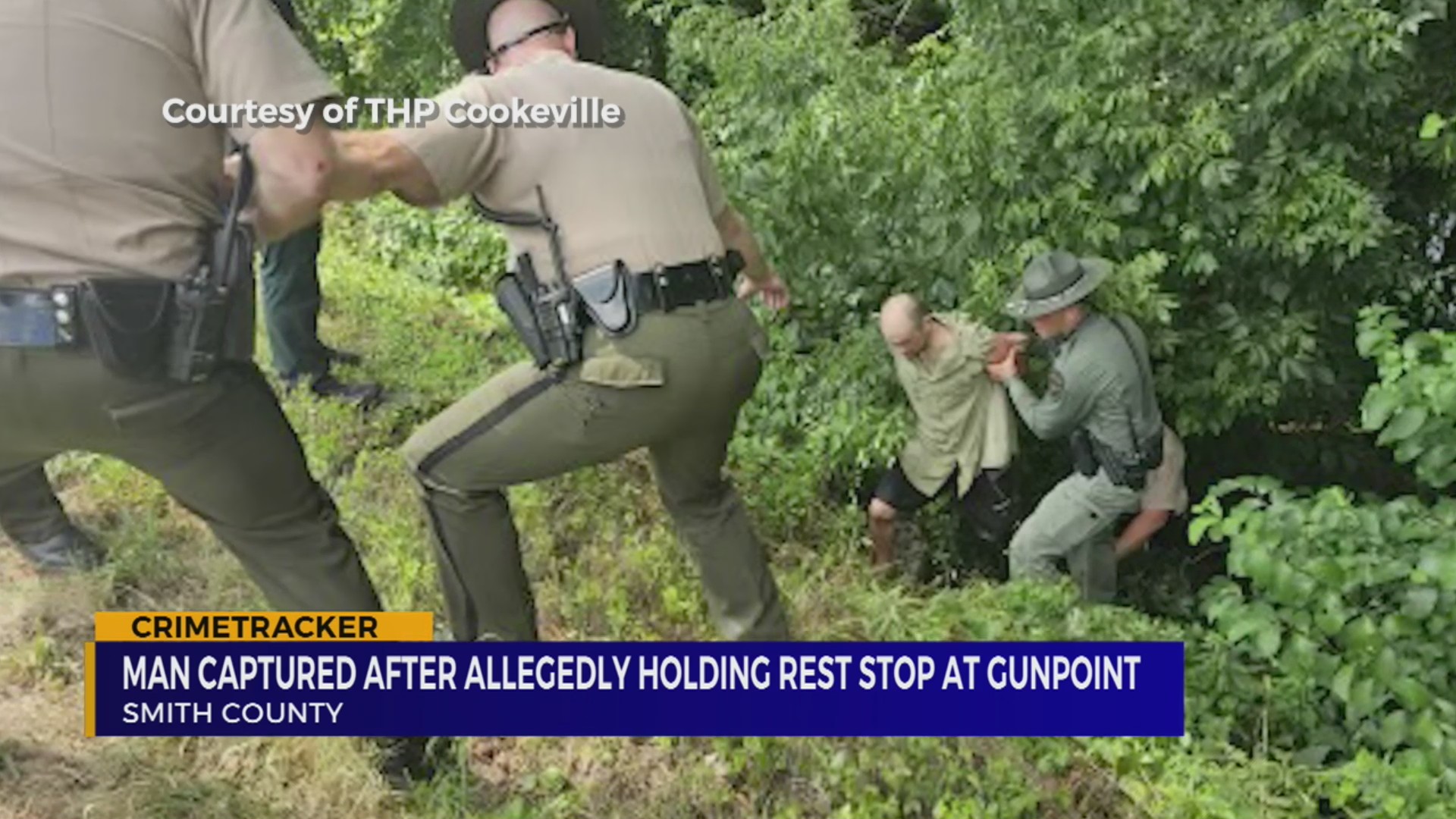 Suspect in custody after holding people at gunpoint inside Smith County ...