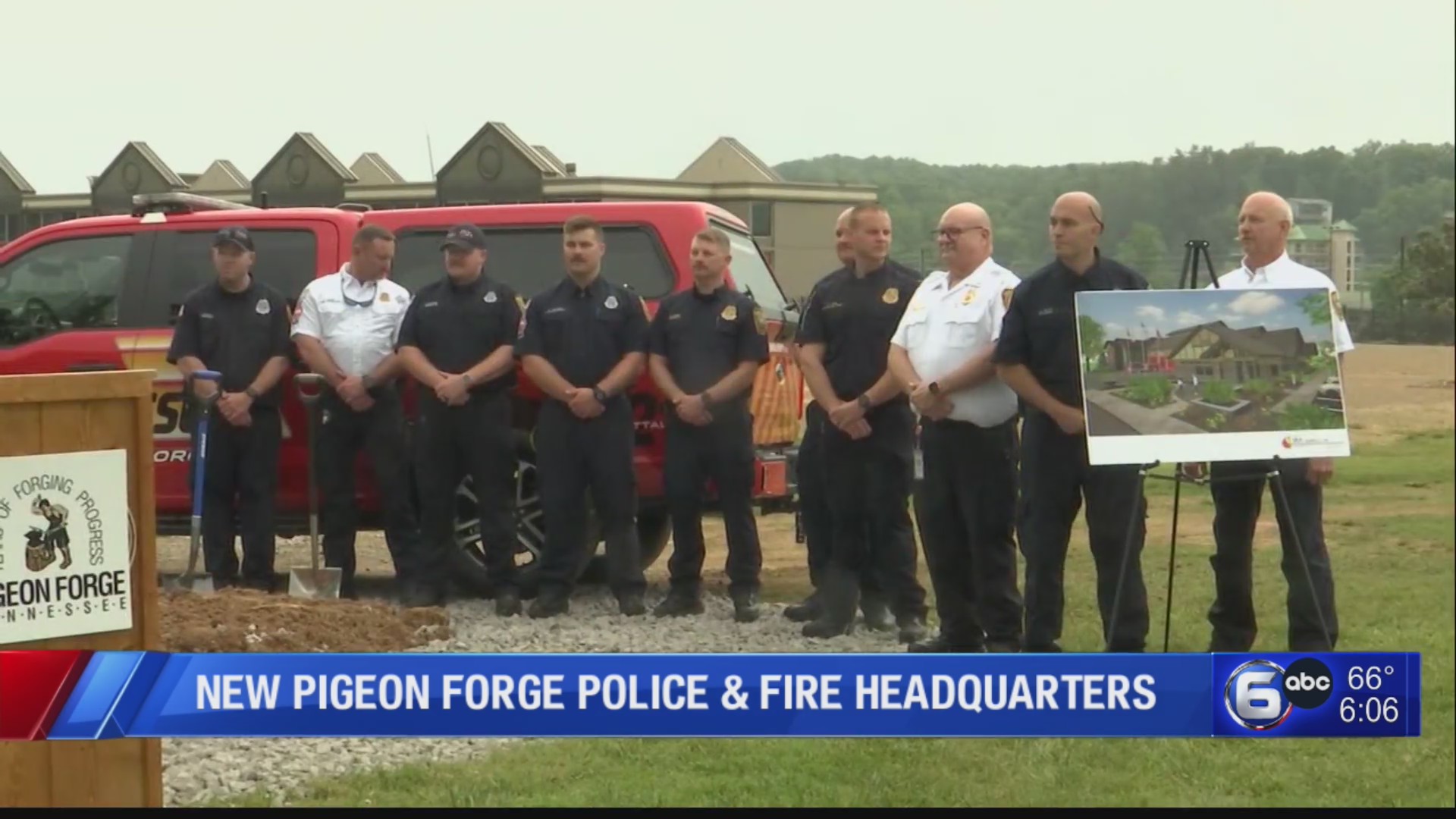 Groundbreaking for new Pigeon Forge Police & Fire headquarters – WATE 6 ...