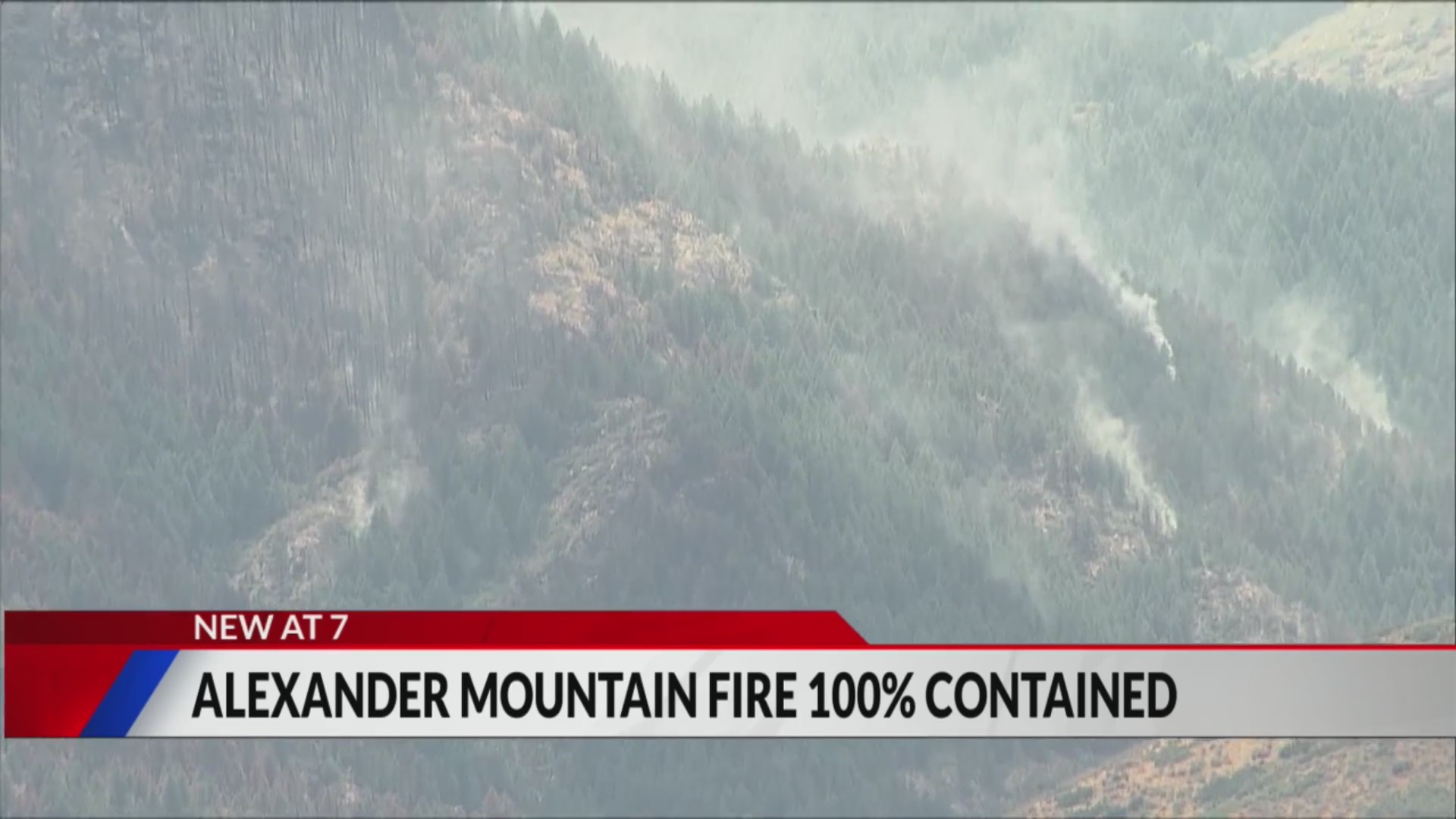 Alexander Mountain Fire 100% contained after burning over 9,600 acres ...