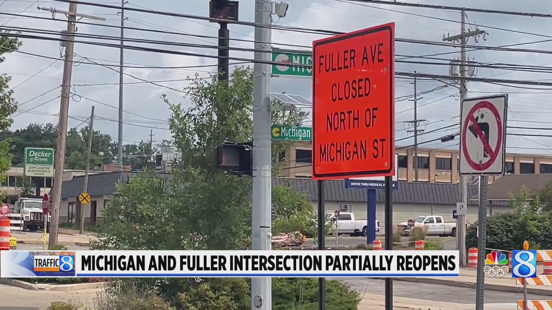 Intersection of Michigan and Fuller reopens in Grand Rapids – WOODTV.com