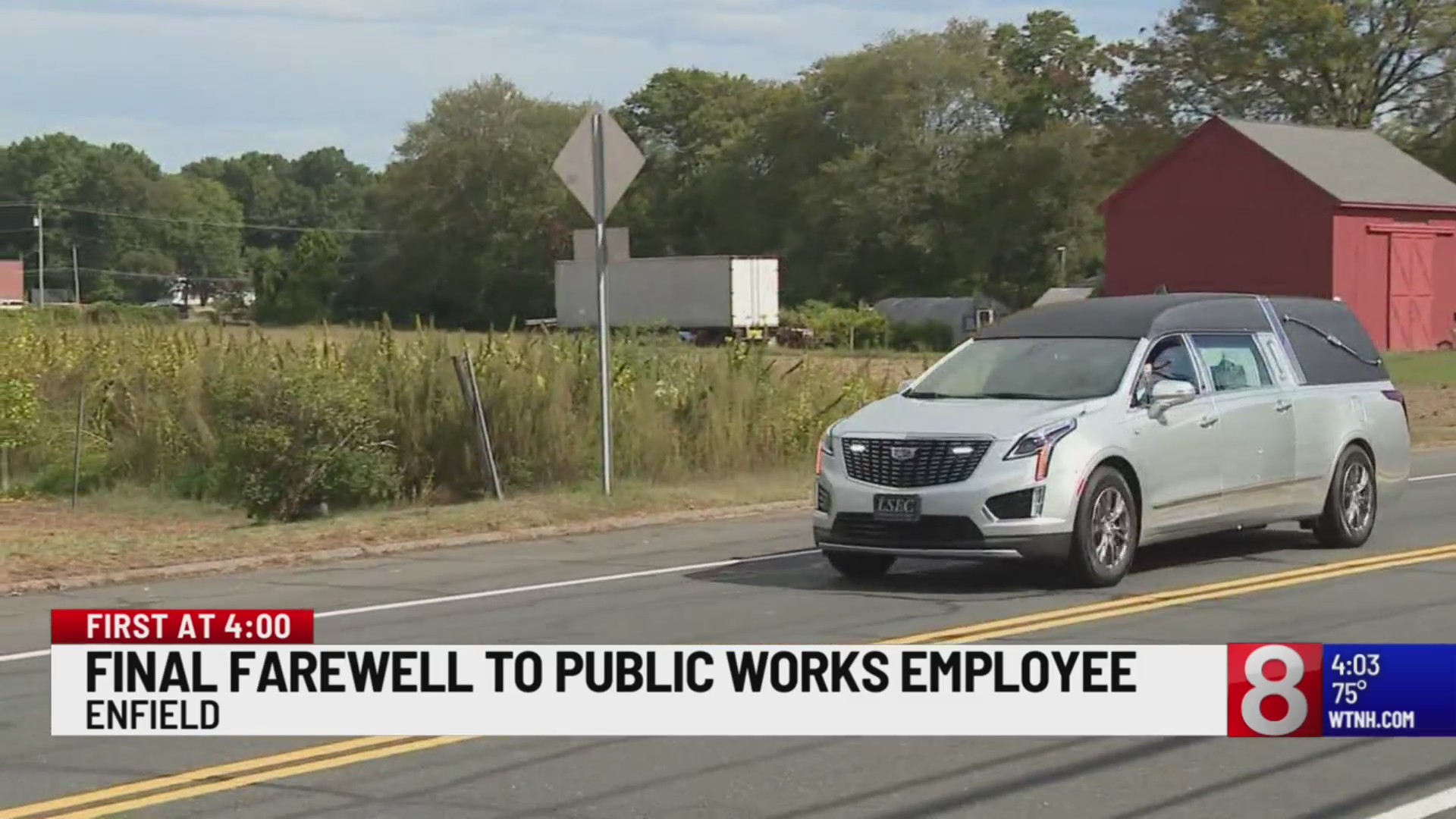Funeral held for Enfield DPW worker killed in lawnmower crash. – WTNH.com