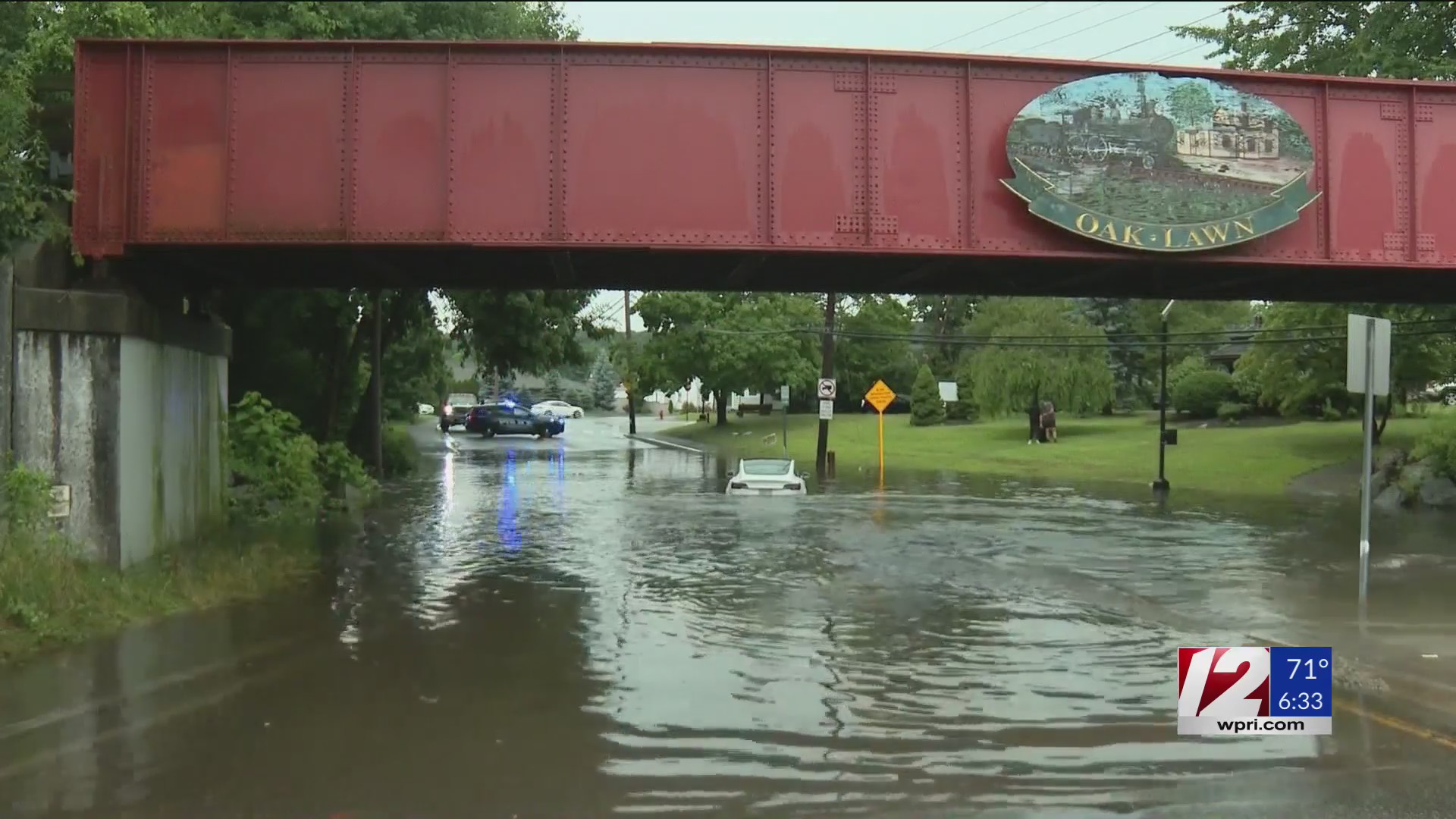 Street floods in Cranston caused by severe weather – WPRI.com