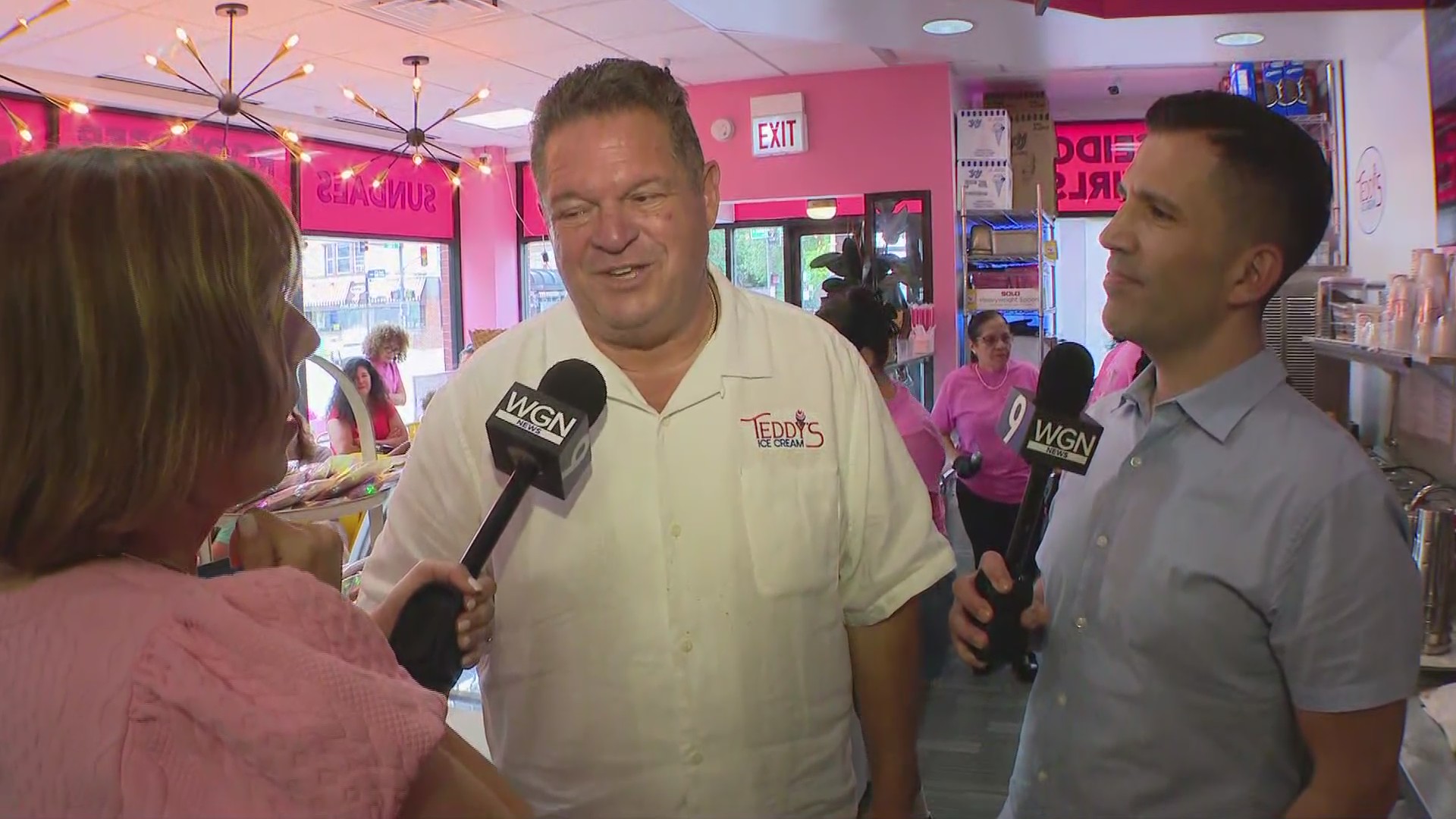 Talking with the man himself Mr. Teddy from Teddy’s Ice Cream – WGN-TV
