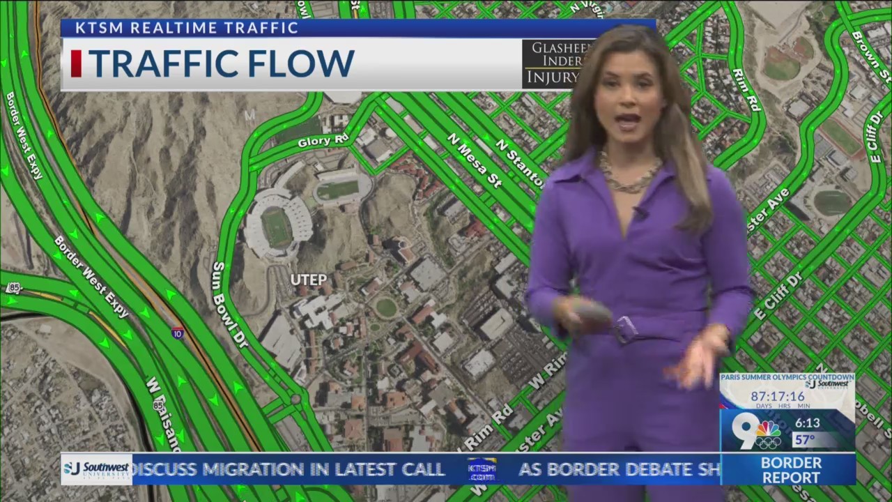 Traffic flow with Jasmine Perry – KTSM 9 News