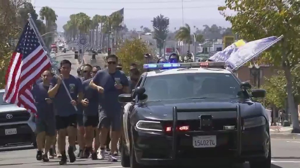 Hundreds of officers kick off Special Olympics SoCal torch run in San ...
