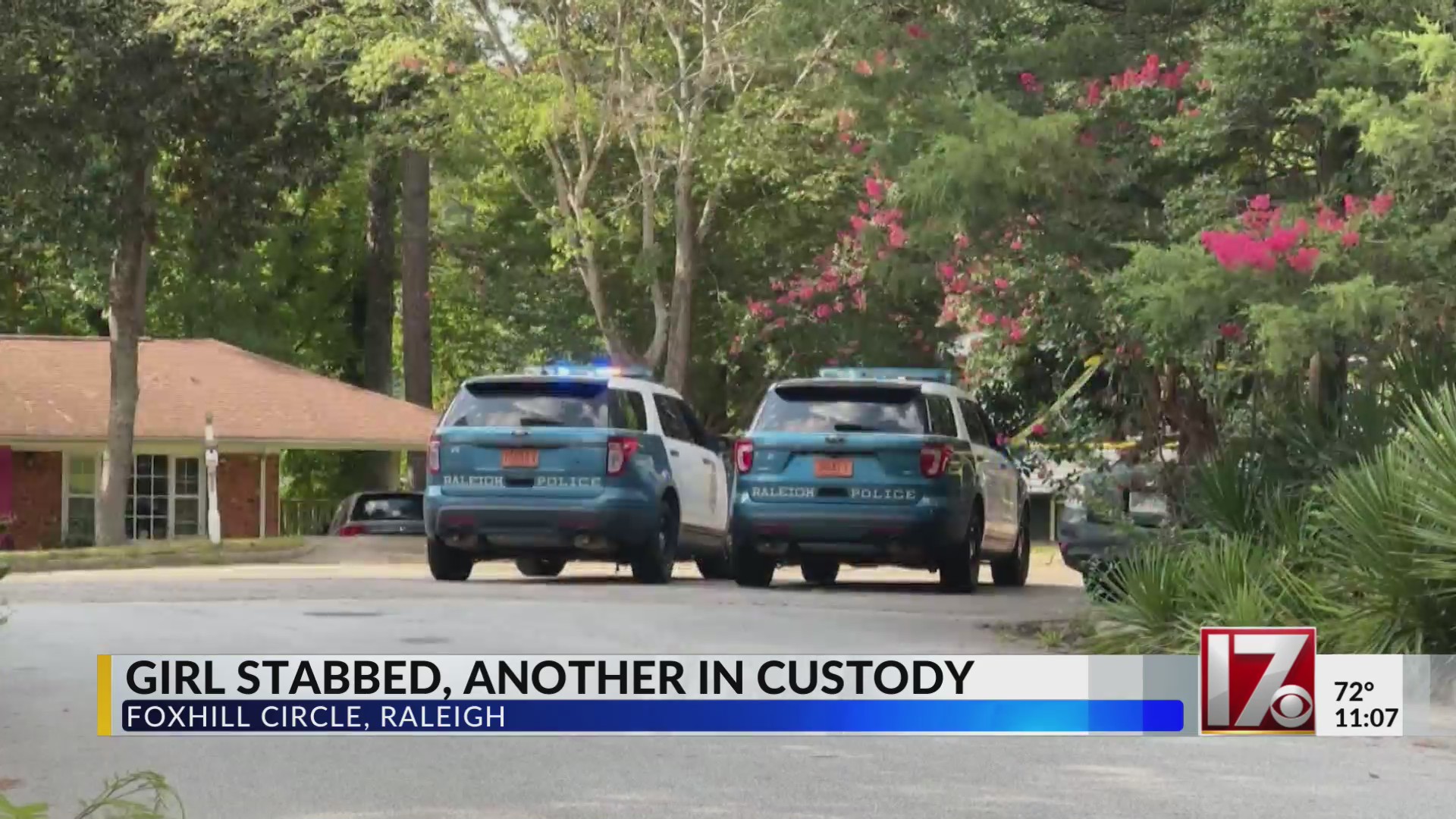 Girl stabbed, another in custody after Raleigh assault – CBS17.com