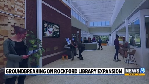Rockford library breaks ground on expansion project – WOODTV.com