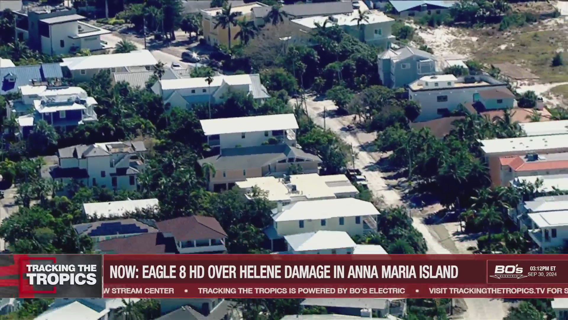 WATCH: Eagle 8 flies over Helene damage at Anna Maria Island – WFLA