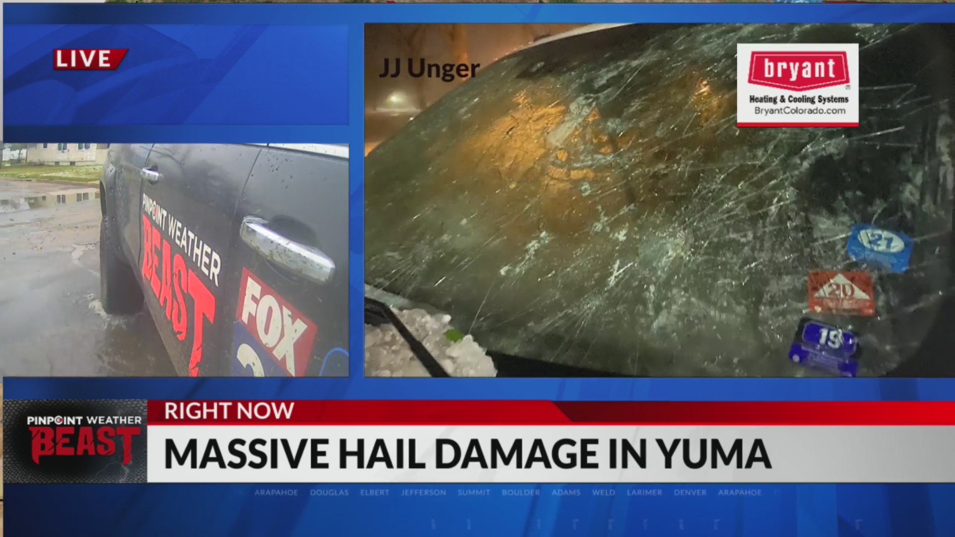 Massive hail damages homes, cars in Yuma – FOX31 Denver