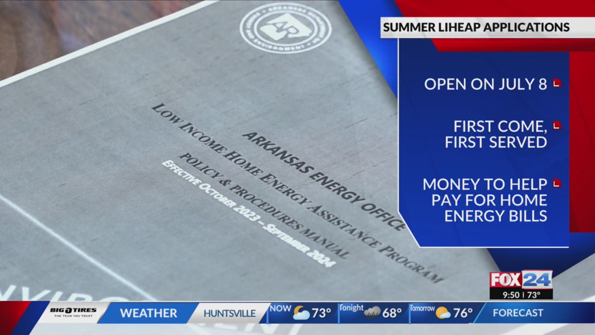 Summer LIHEAP applications available – KNWA FOX24