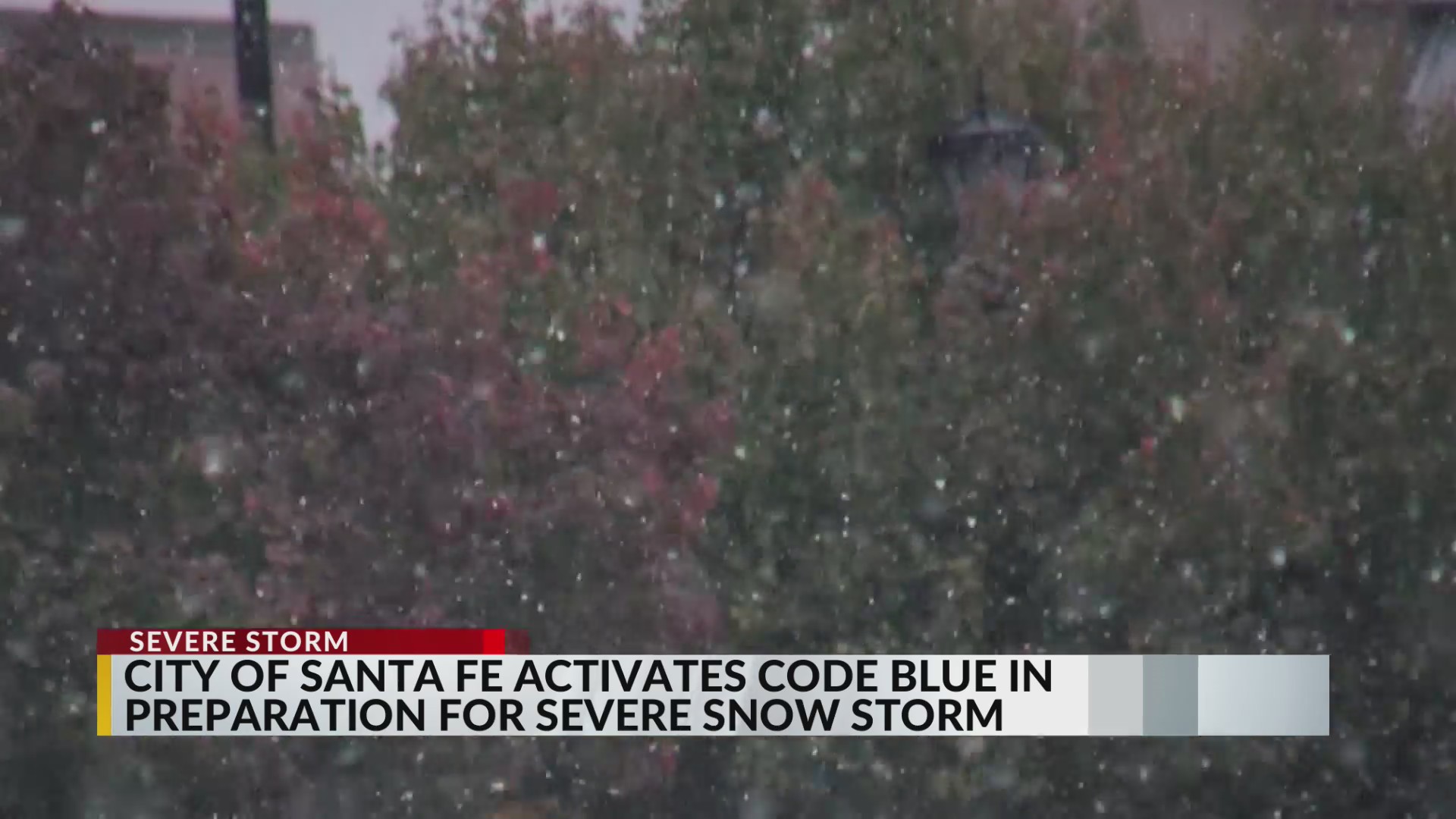 Santa Fe activates ‘Code Blue’ protocol ahead of snowstorm – KRQE NEWS ...
