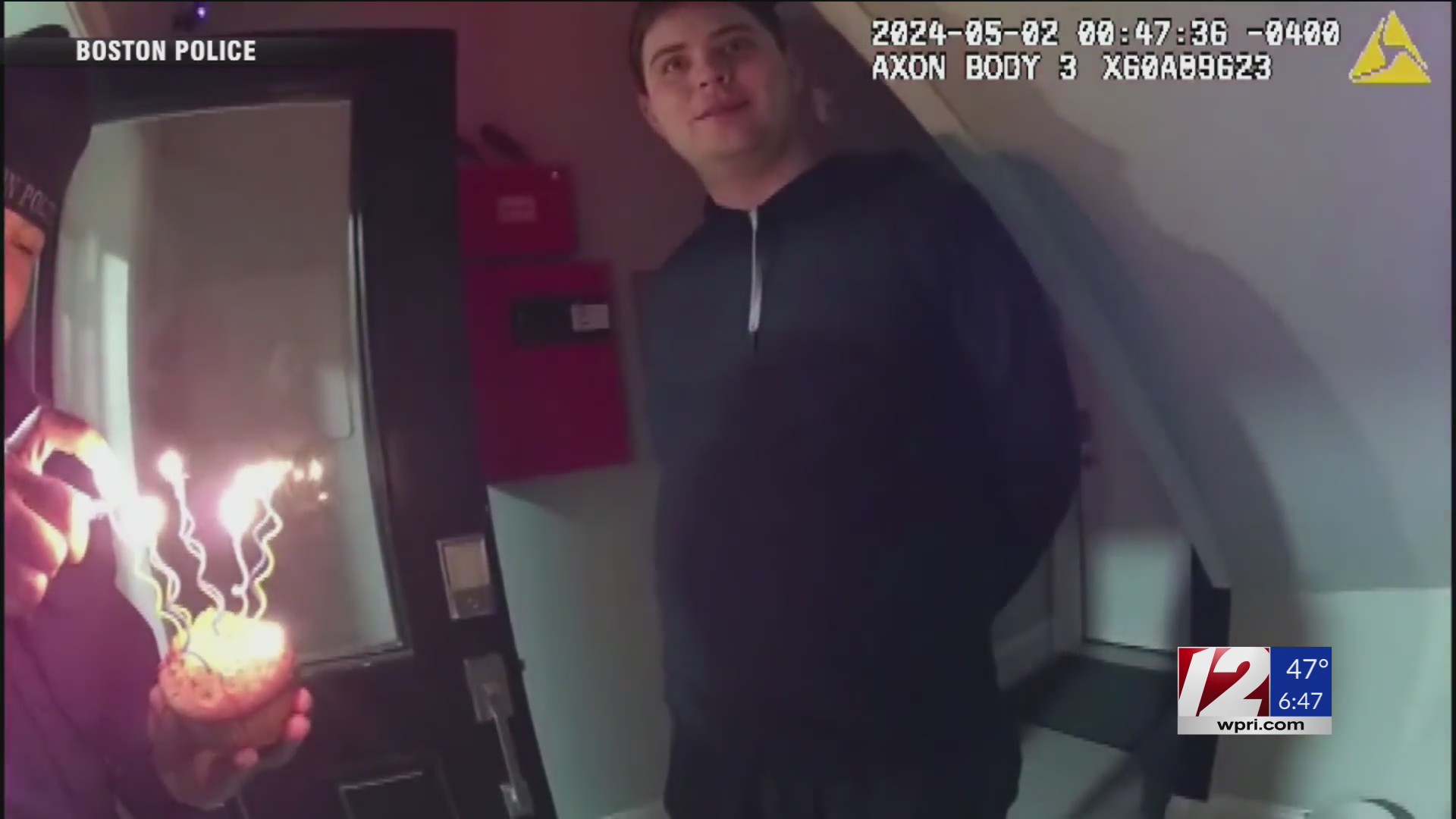 Boston officers surprise 911 caller with birthday treat – WPRI.com