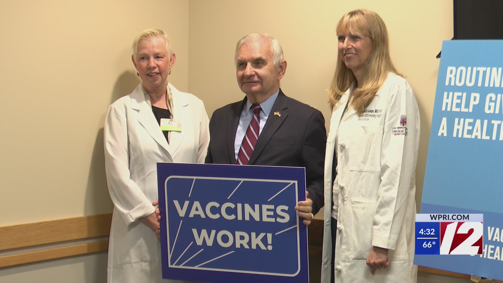 Sen. Reed speaks on importance of vaccines – WPRI.com