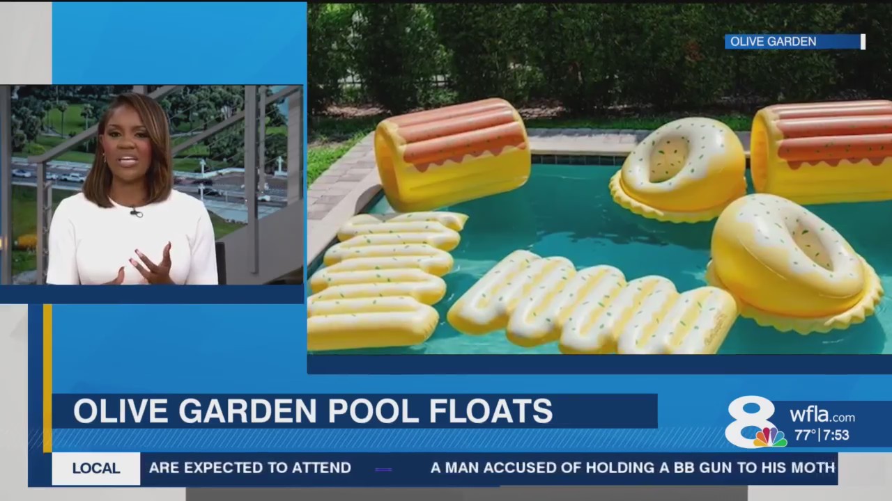 Olive Garden releases 3 pool floats inspired by pasta noodles – WFLA