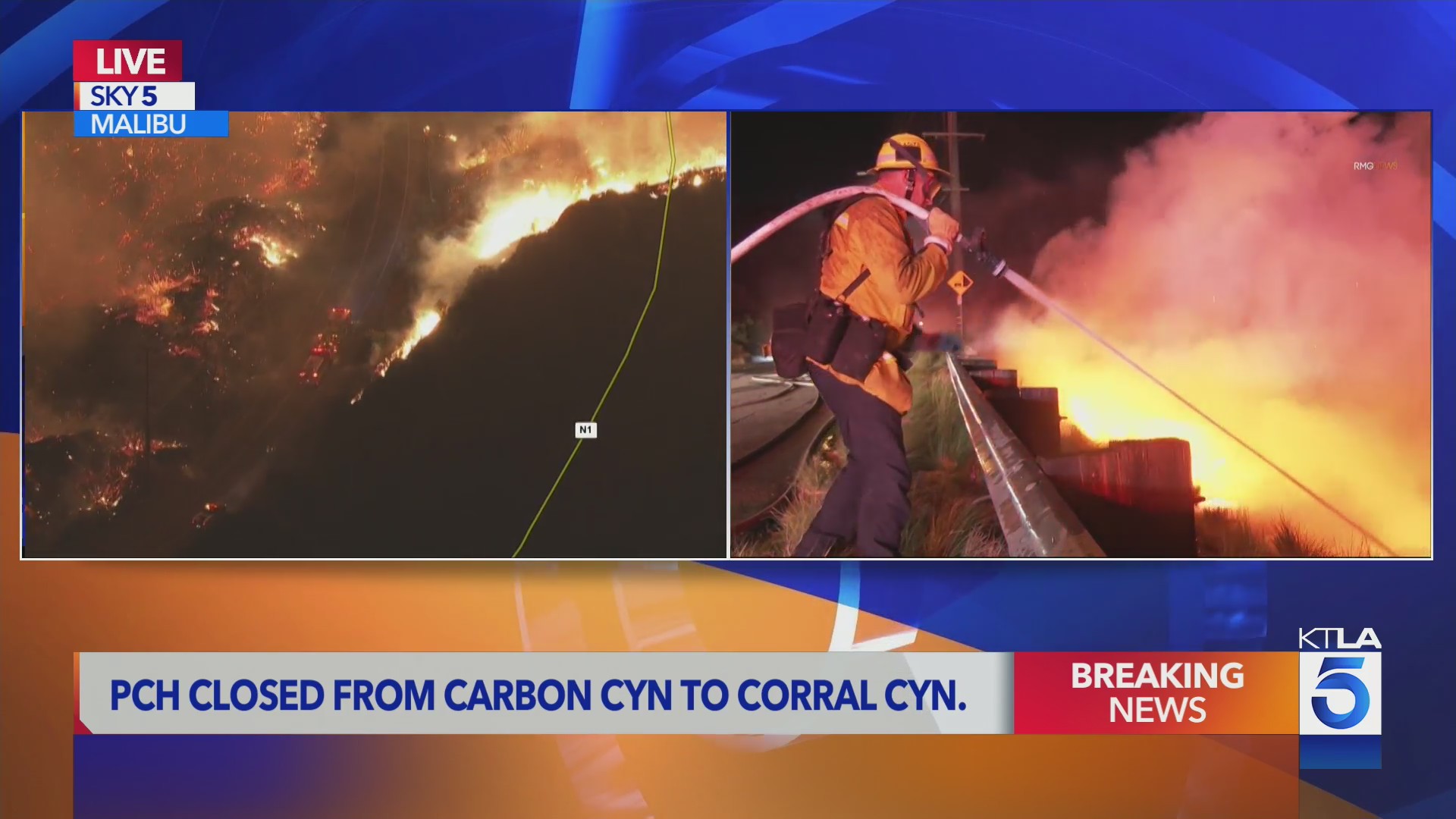Residents and animals evacuate as wildfire in Malibu, ‘Franklin Fire ...