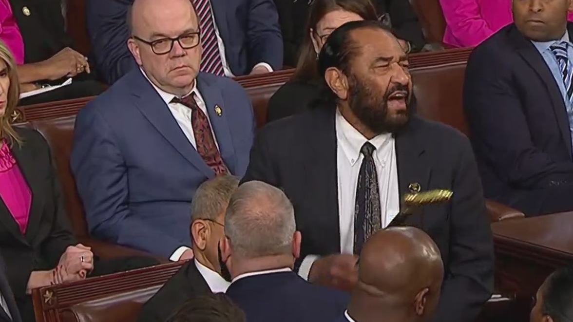 Rep. Green ejected from Congress chambers during Trump’s speech | On ...