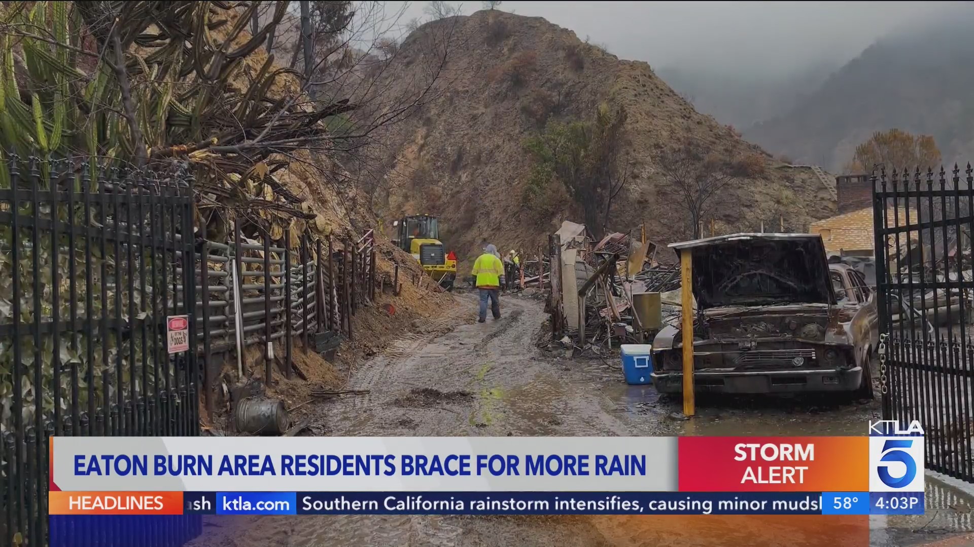 KTLA Team Coverage: Storm brings heavy rain, flooding, snow to Southern ...