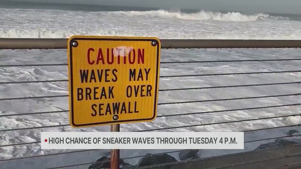 Increased chance of sneaker waves Monday, Tuesday – KRON4