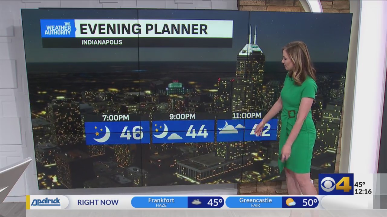 Dry and cool overnight – WTTV CBS4Indy