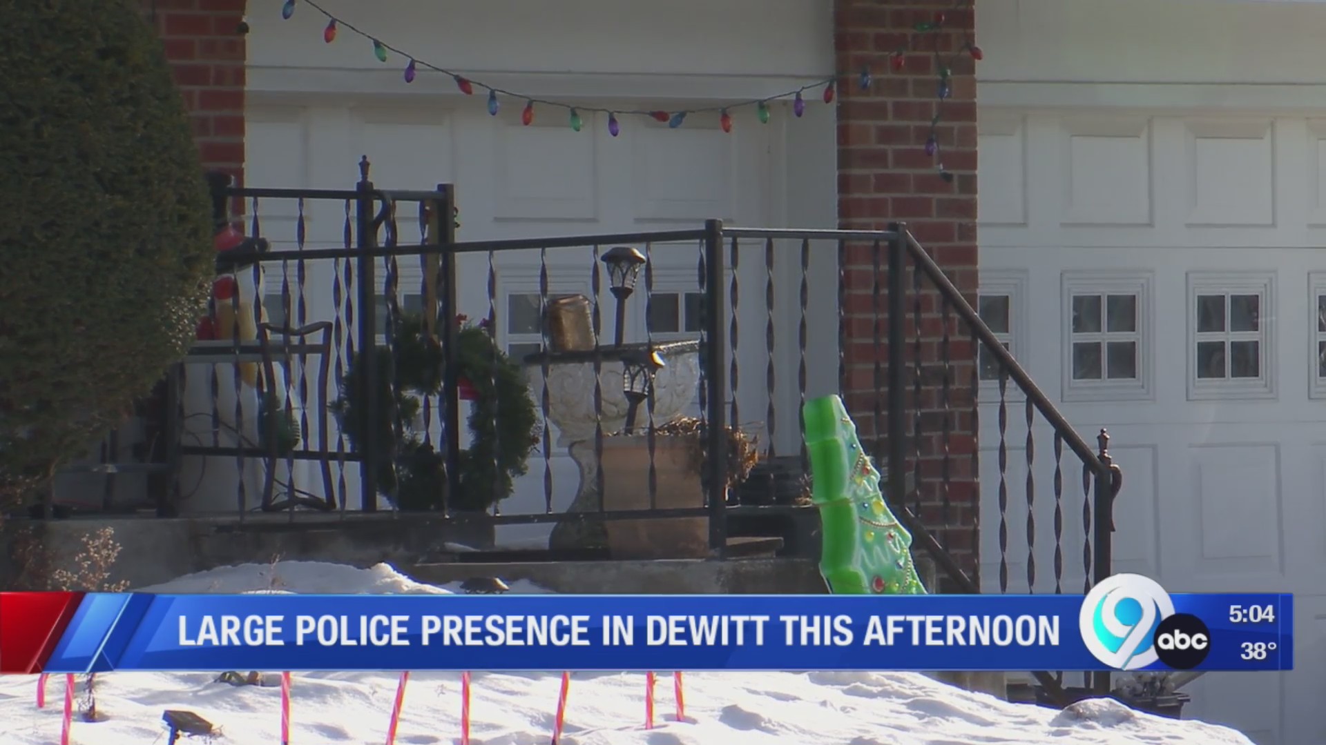 Large police presence in DeWitt Monday afternoon – WSYR