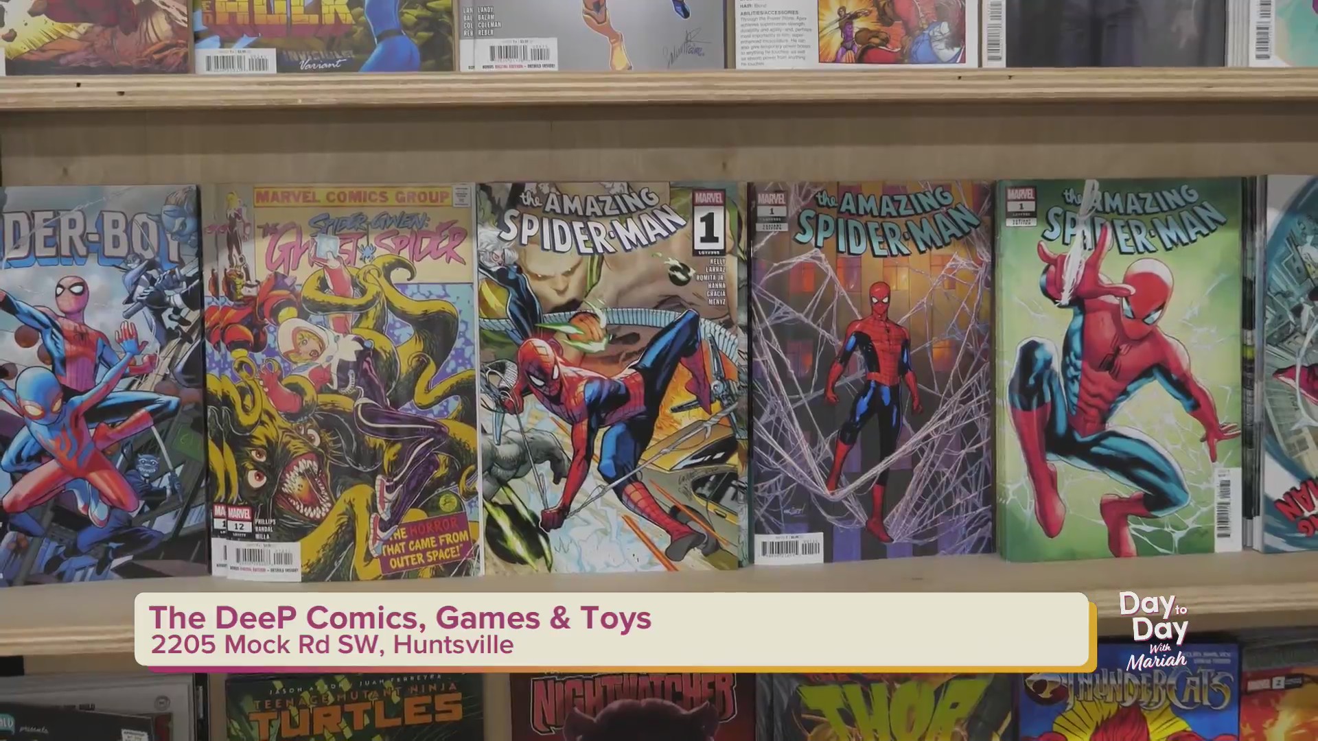 Inside The DeeP Comics, Games & Toys | Day to Day with Mariah – WHNT.com