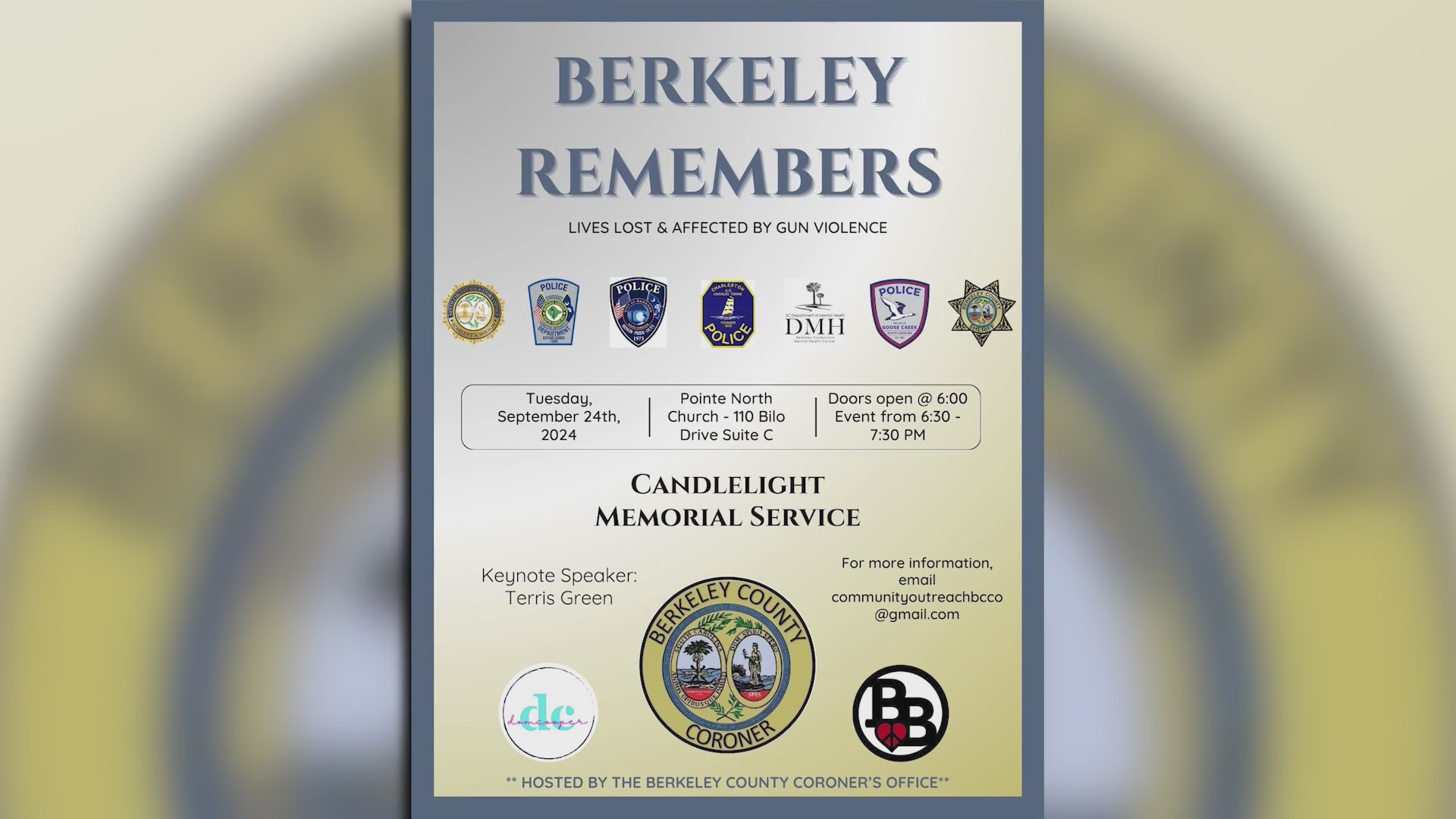 Berkeley Remembers event tomorrow – WCBD News 2