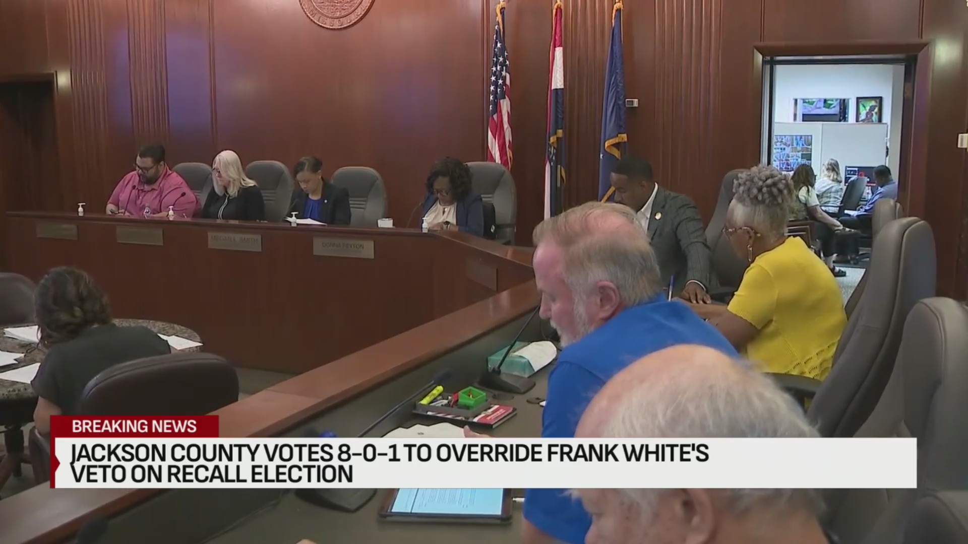 Jackson County lawmakers override Frank White’s vetoes – FOX 4 Kansas ...