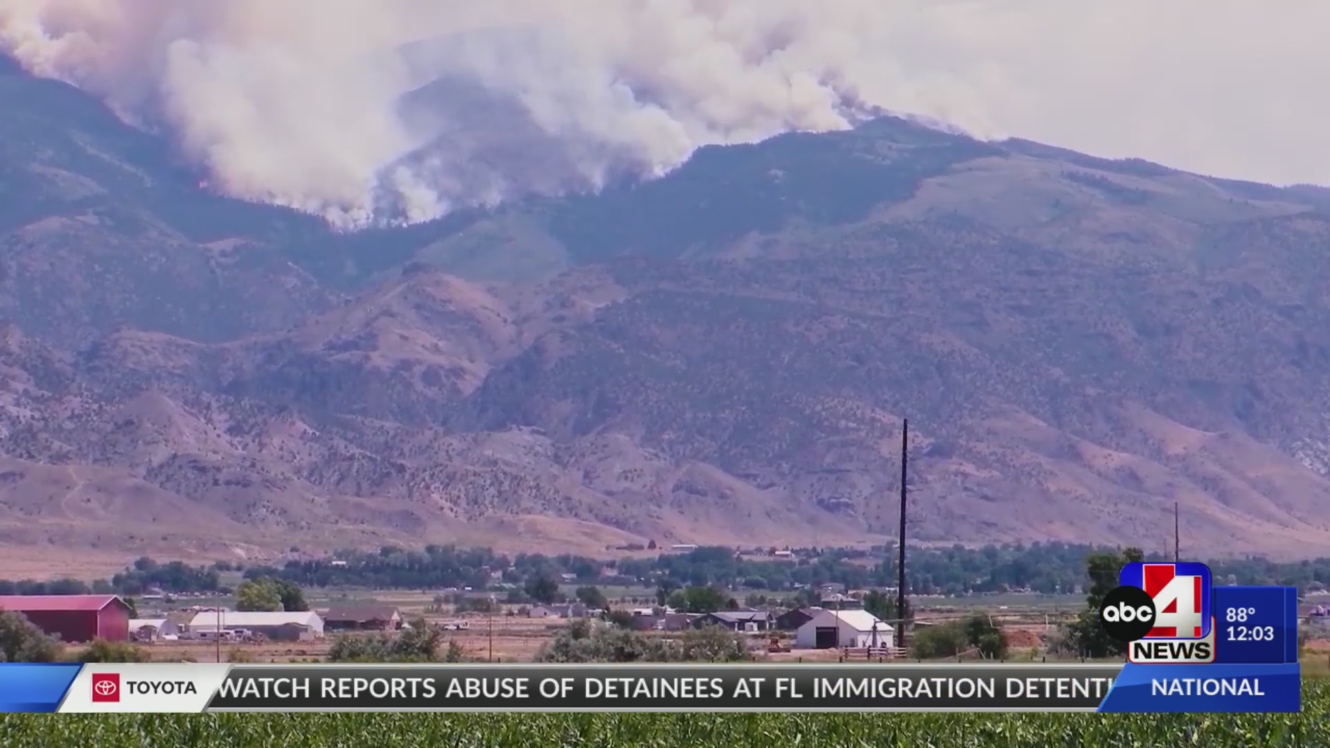 Containment increases on Monroe Canyon Fire burning near Richfield ...