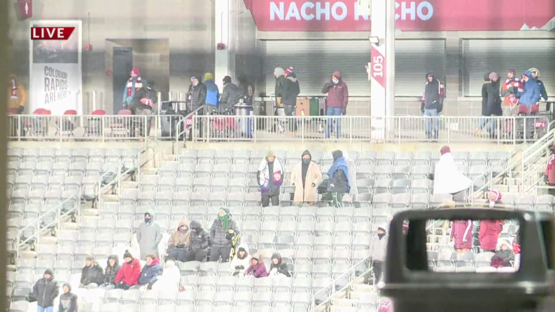 Rapids fans brave sub-zero temperatures due to windchill – FOX31 Denver