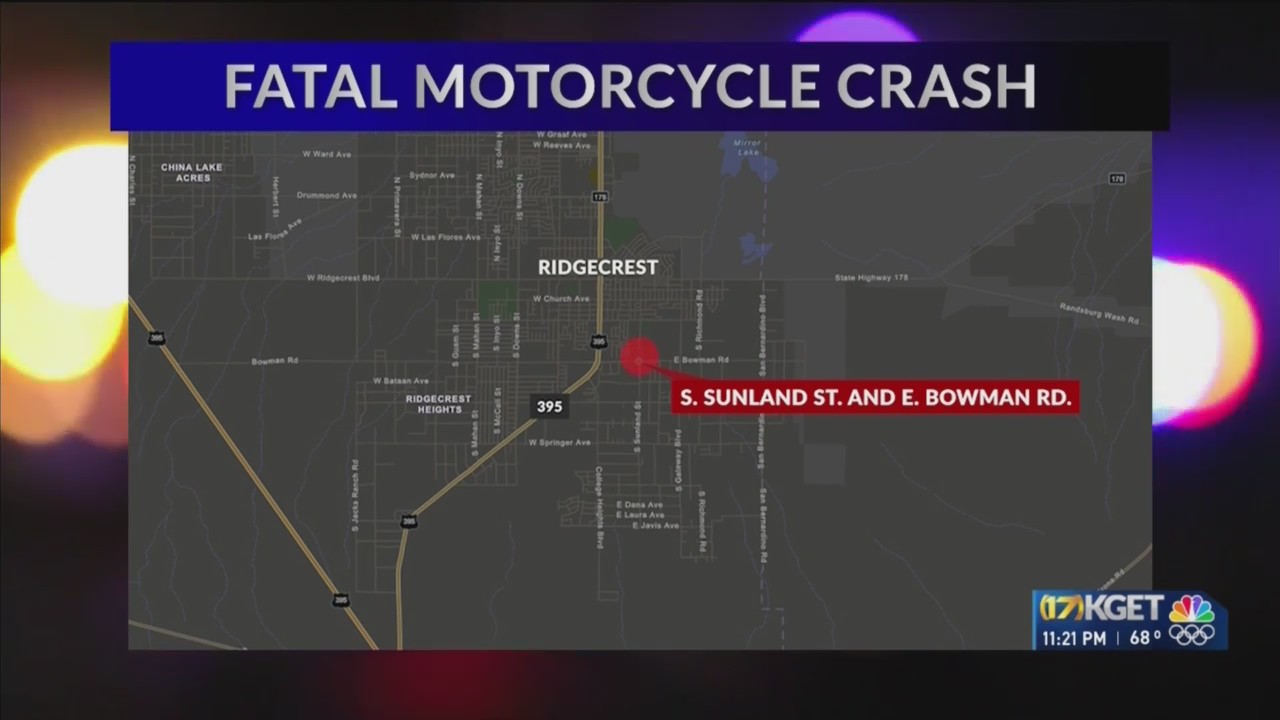 Motorcyclist dead after traffic collision in Ridgecrest – KGET 17 News