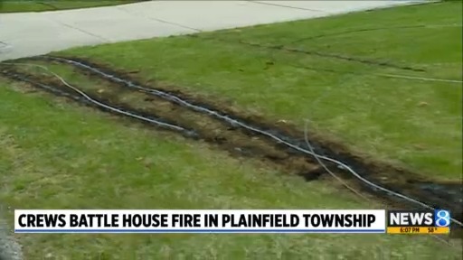 Firefighters respond to downed wires, house fire in Plainfield Township ...