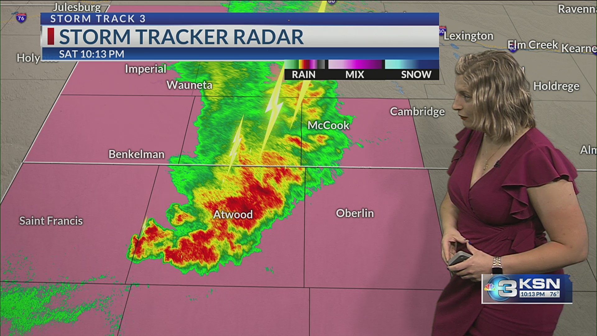 Saturday 10 PM Forecast Update – KSN-TV