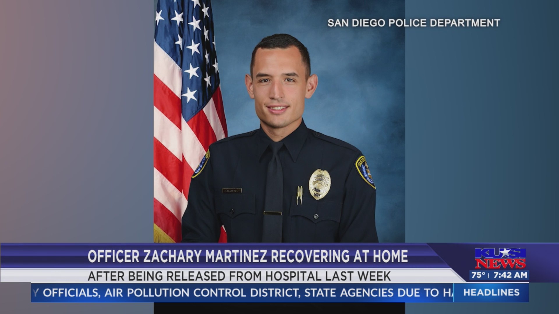 Officer Martinez continues to recover at home after fiery pursuit crash ...