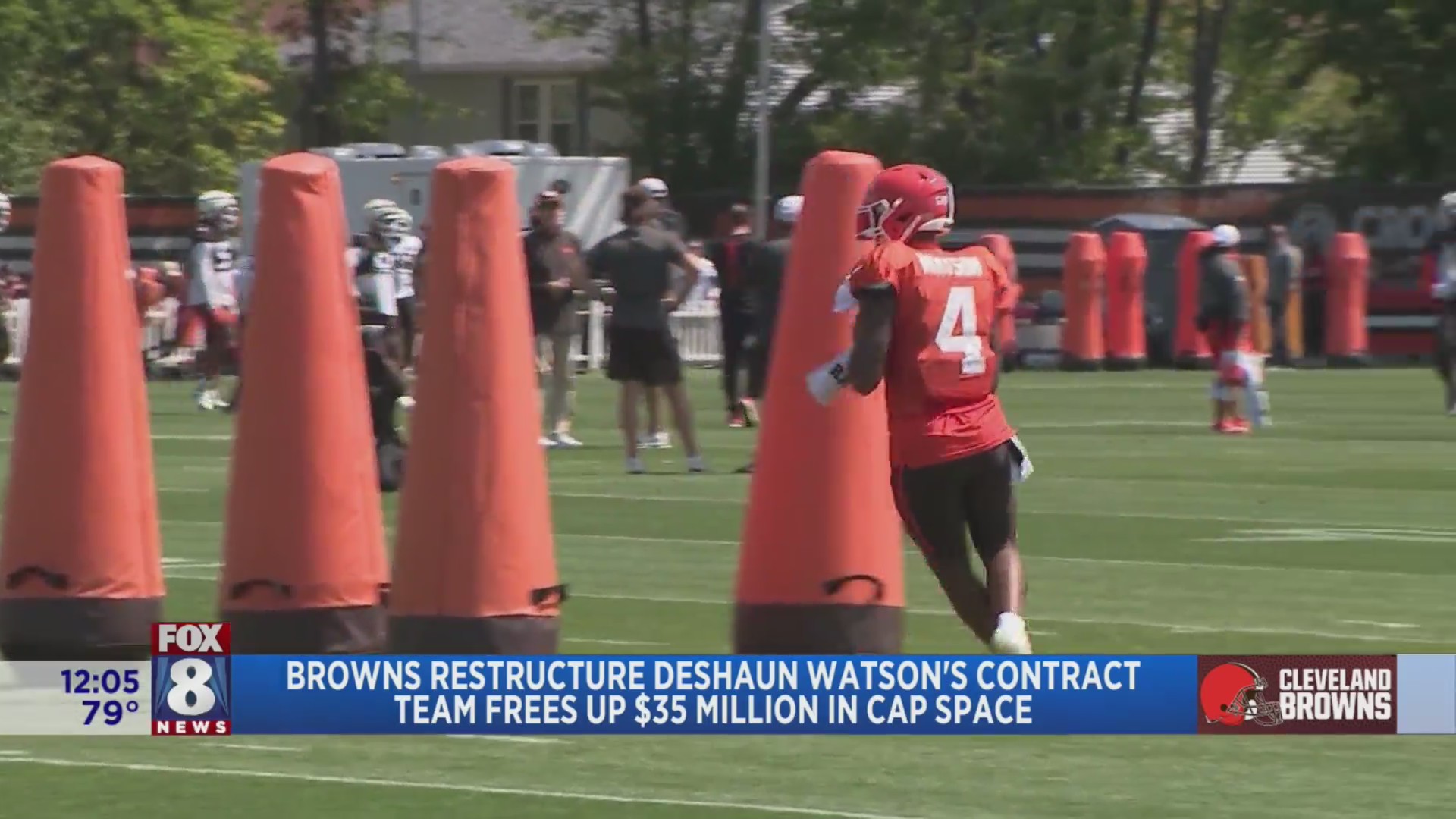 Browns rework Watson’s contract, release quarterback – Fox 8 Cleveland WJW