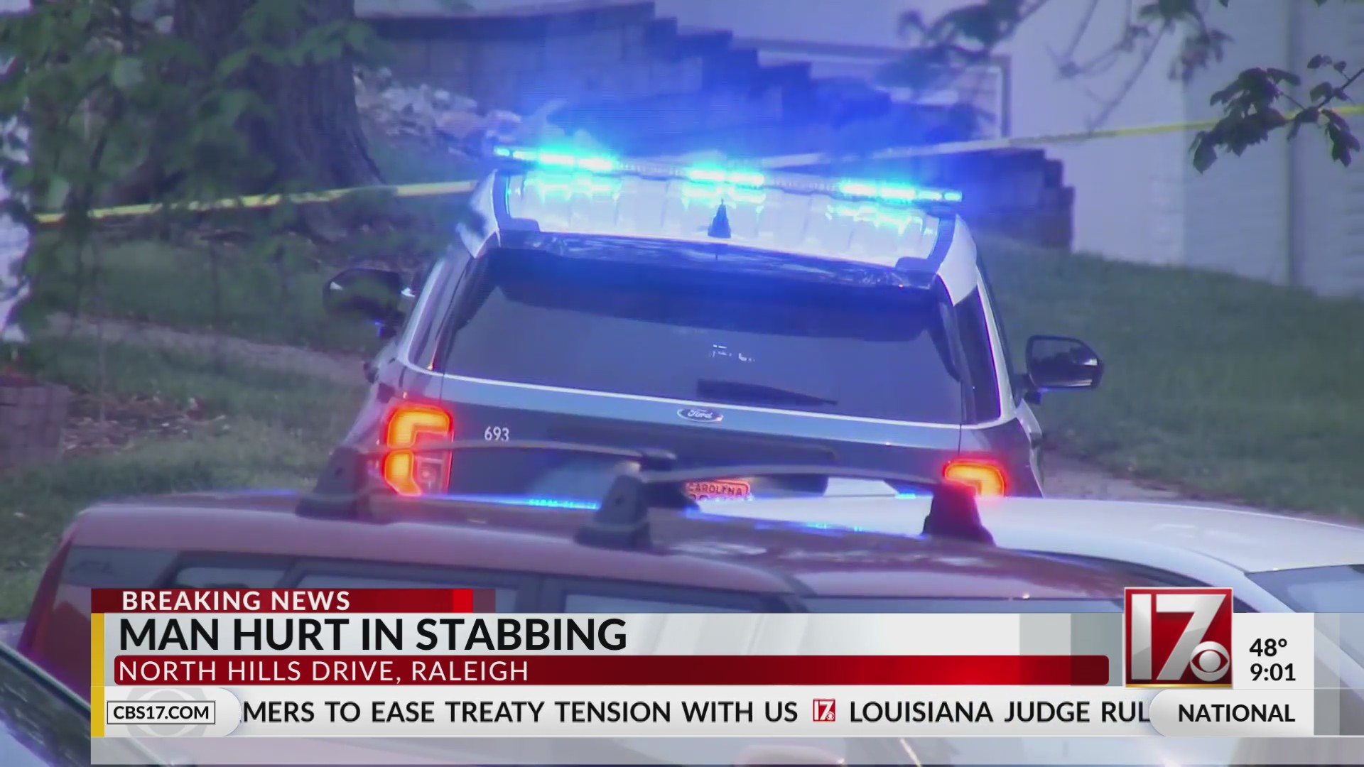 Man hurt after stabbing in Raleigh, police say – CBS17.com