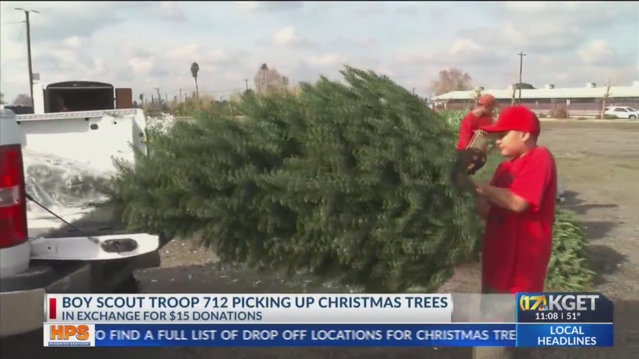 Boy Scout Troop 712 picking up Christmas trees – KGET 17 News