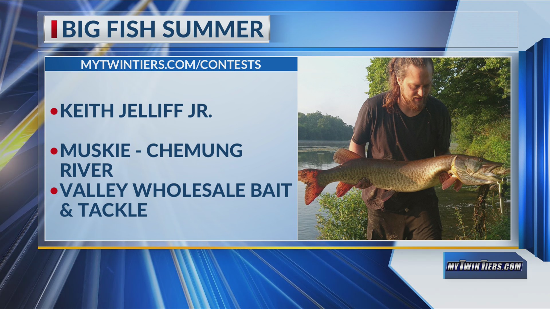 Big Fish Summer – Keith Jelliff Jr’s Muskie from Chemung River – WETM ...