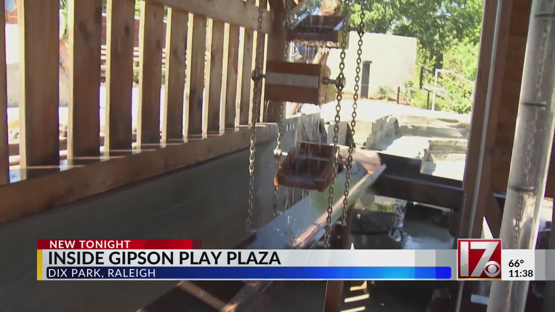 Some Raleigh kids get sneak peek at Gipson Play Plaza – CBS17.com