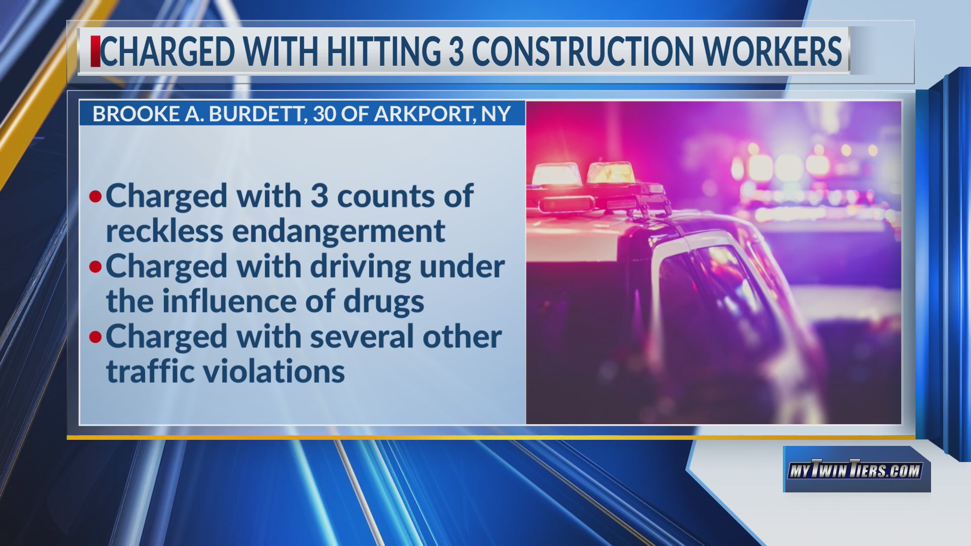 Arkport woman arrested after NYSDOT crash involving three workers ...