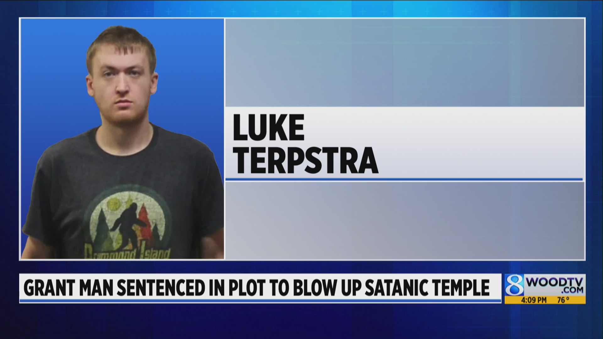 Feds: Grant man sentenced in plot to blow up Satanic Temple – WOODTV.com