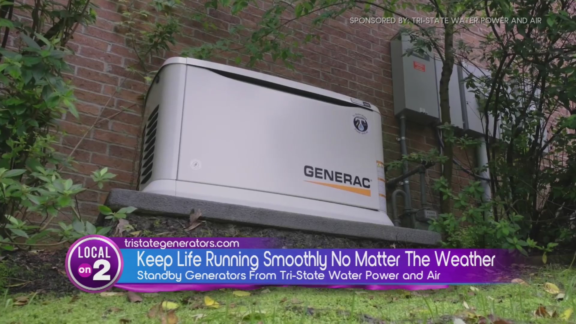 Tri-State Water, Power And Air: Standby Generators – WKRN News 2